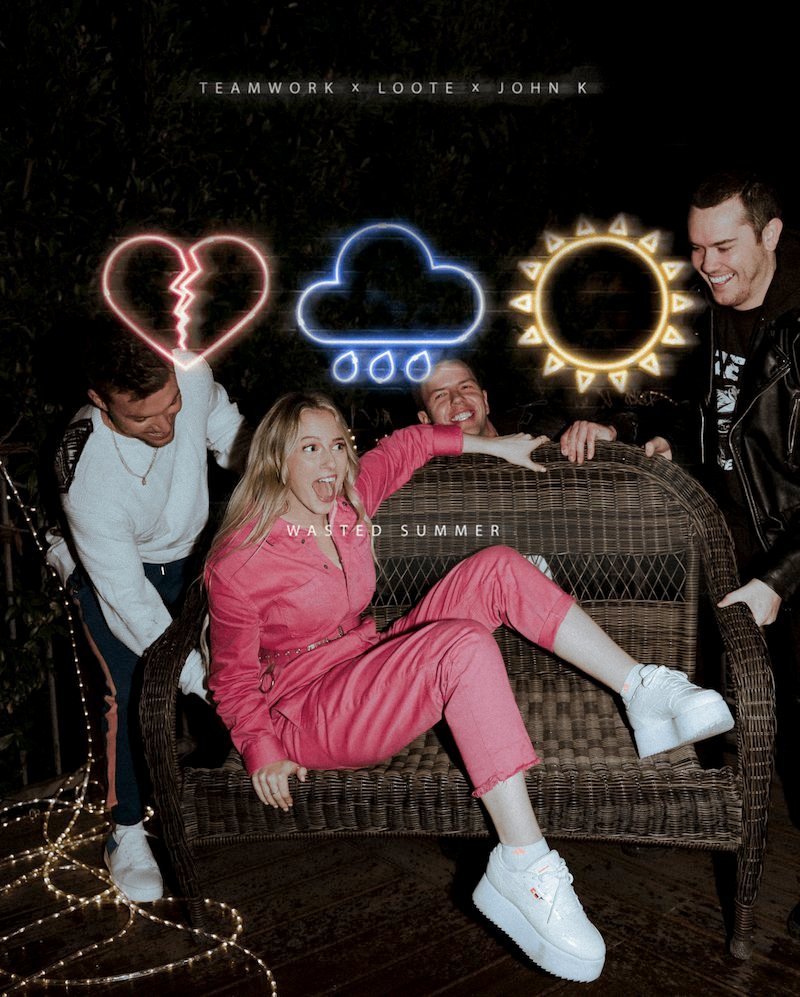 teamwork., Loote, & John K release a music video for 'Wasted Summer'