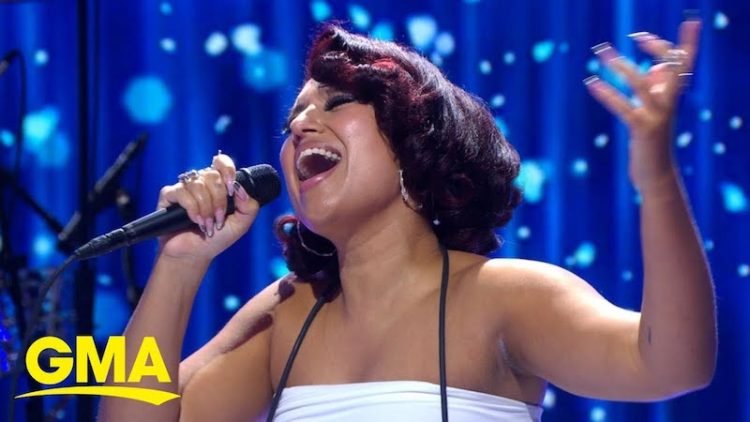 RAYE performs her “Oscar Winning Tears.” single LIVE on "GMA"